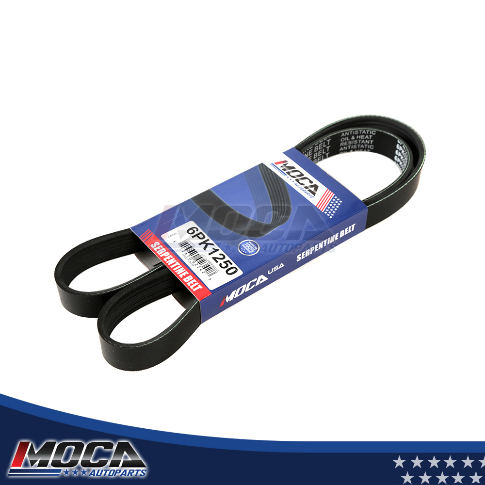Serpentine Belt 6PK1250 fit 09-15 Toyota Highlander Venza Chrysler ...